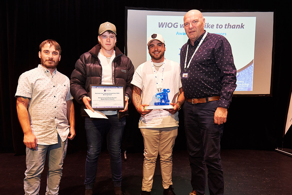 National Live Water Tapping Competition NZ - WIOG Live Tapping